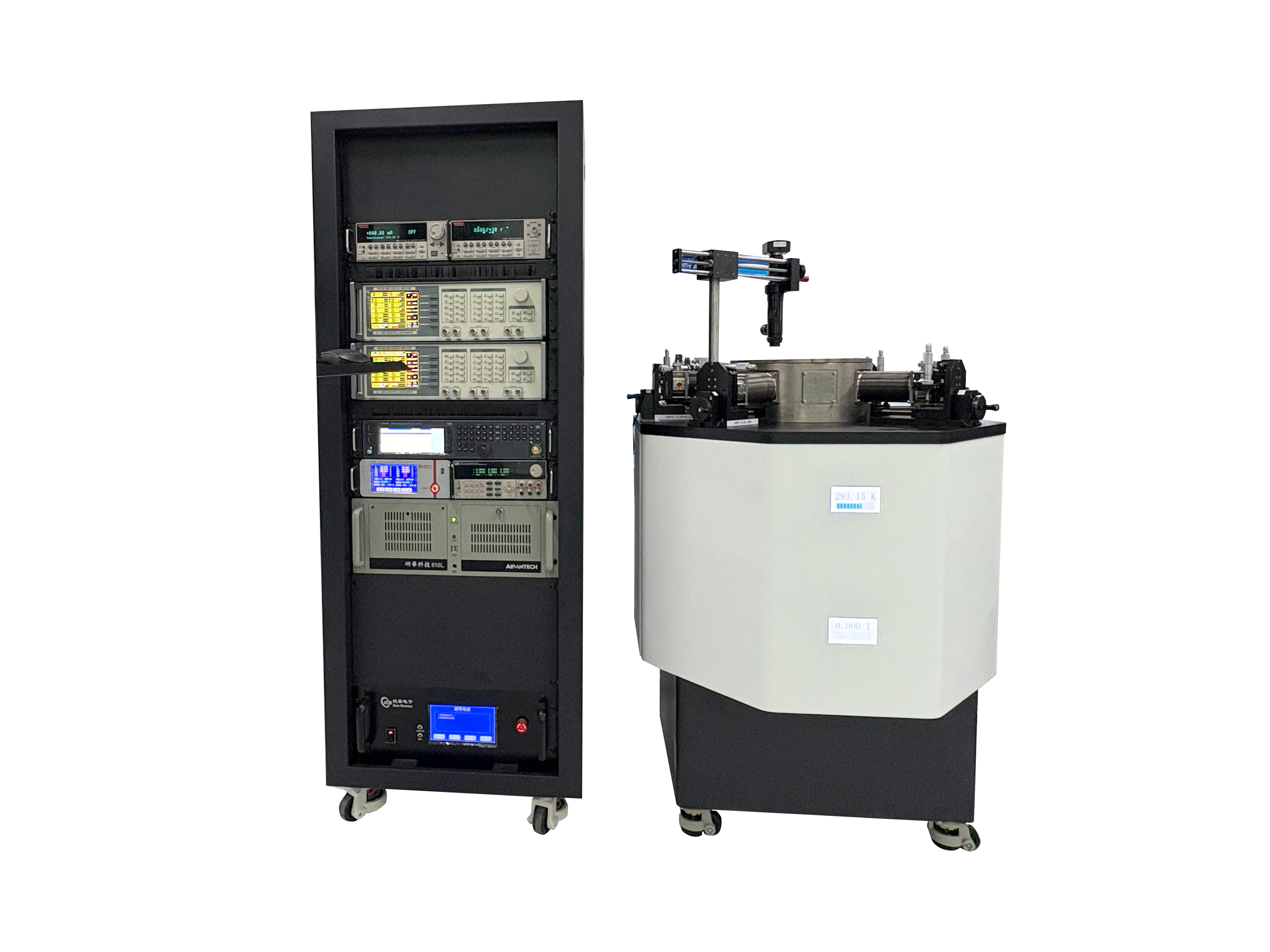 Cryogenic Vertical Superconducting Magnetic Field Probe Station